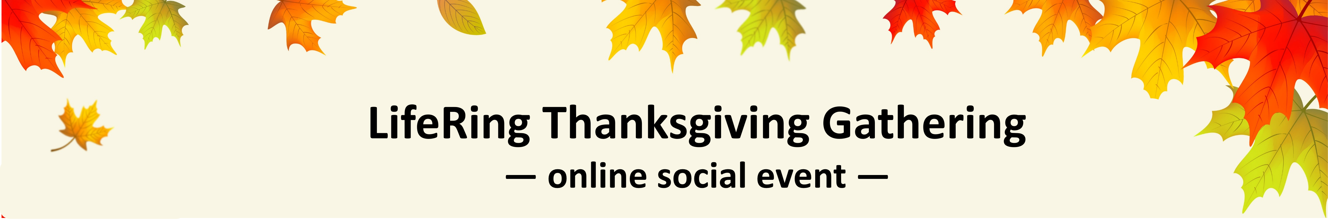 2022 LifeRing Thanksgiving Day Invitation - LifeRing Secular Recovery